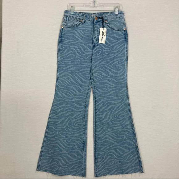 Wrangler | Jeans | New Wrangler Zebra Print Frayed Hem Wanderer High ...